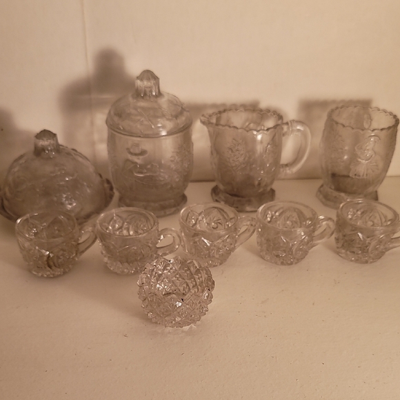 Kitchen | Excellent 188s Victorian Eapg Nursery Rhyme Childs Pressed ...